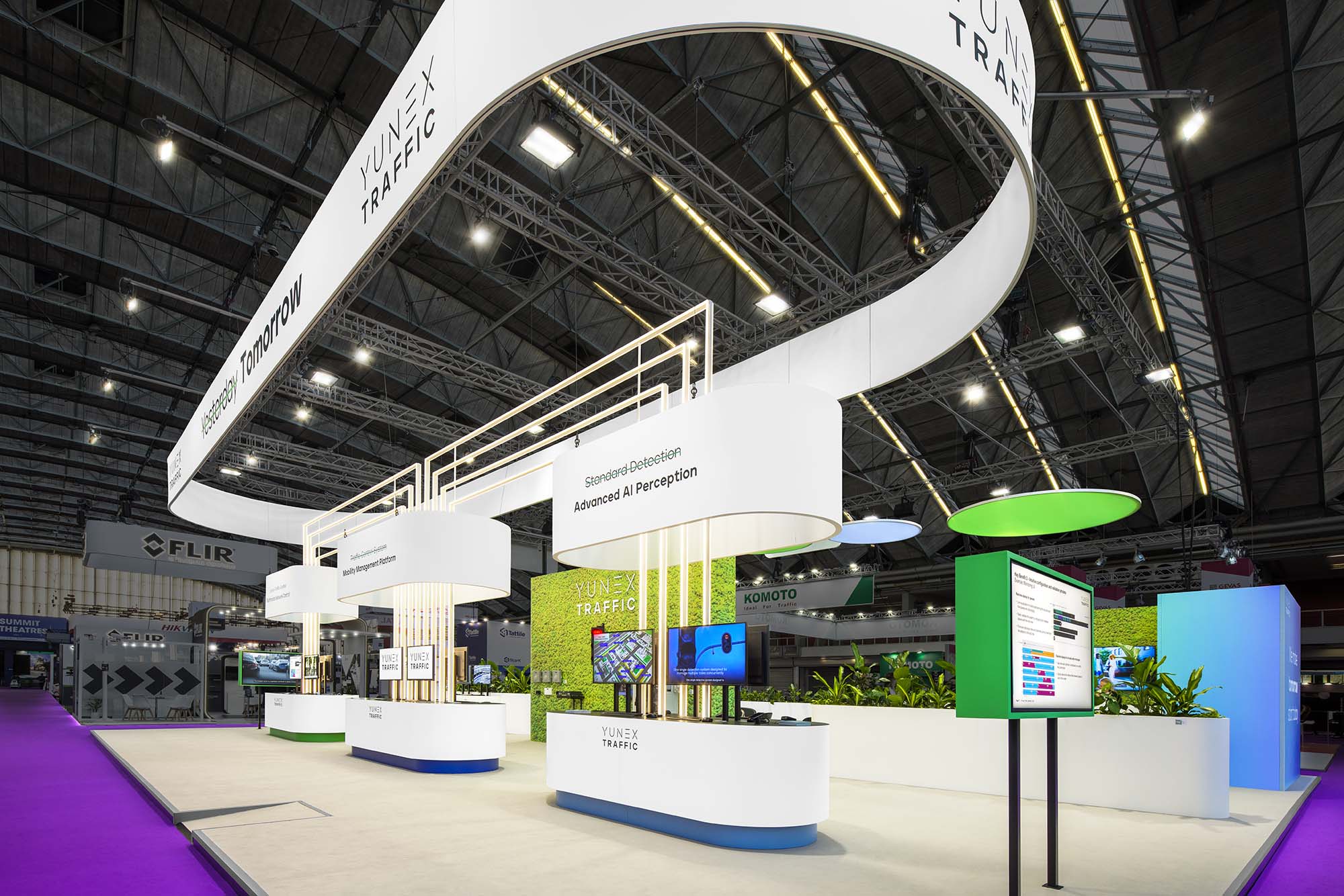 Standbouw voor Yunex Traffic | Intertraffic Amsterdam | KOPexpo